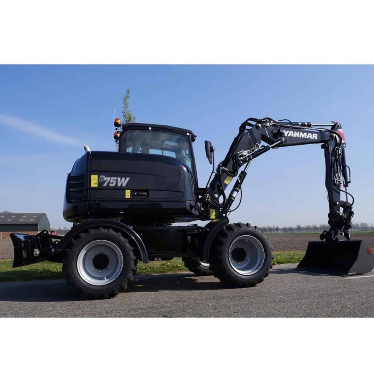 Yanmar B75W - Compacte wielkraan - Geert-Jan de Kok B.V.