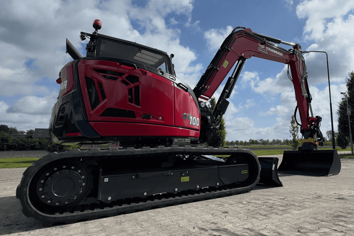 Ontdek de nieuwe Yanmar SV100-7 bij Geert-Jan de Kok B.V.